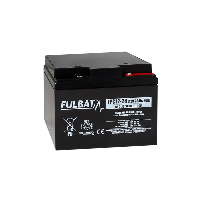 FULBAT FPC12-26 (T12)26Ah AGM CICLICA