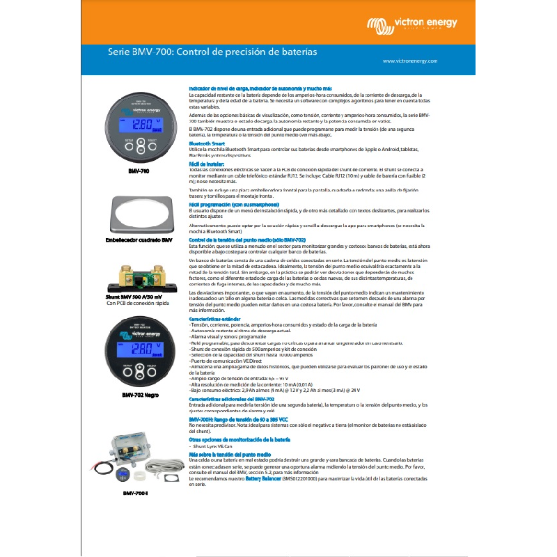 VICTRON BMV-700 MONITOR BATERIAS