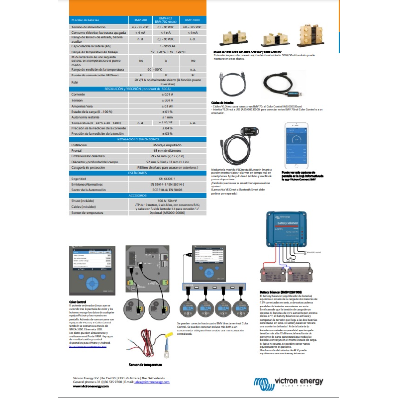 VICTRON BMV-700 MONITOR BATERIAS